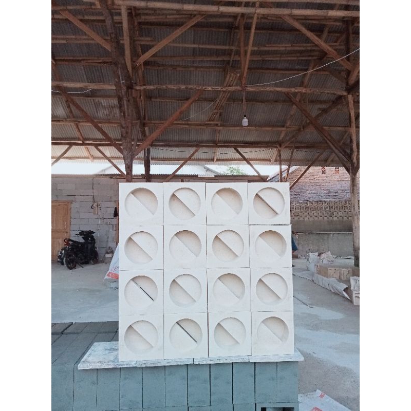 Jual Roster beton Loster minimalis ventilasi udara dekorasi rumah pagar ...