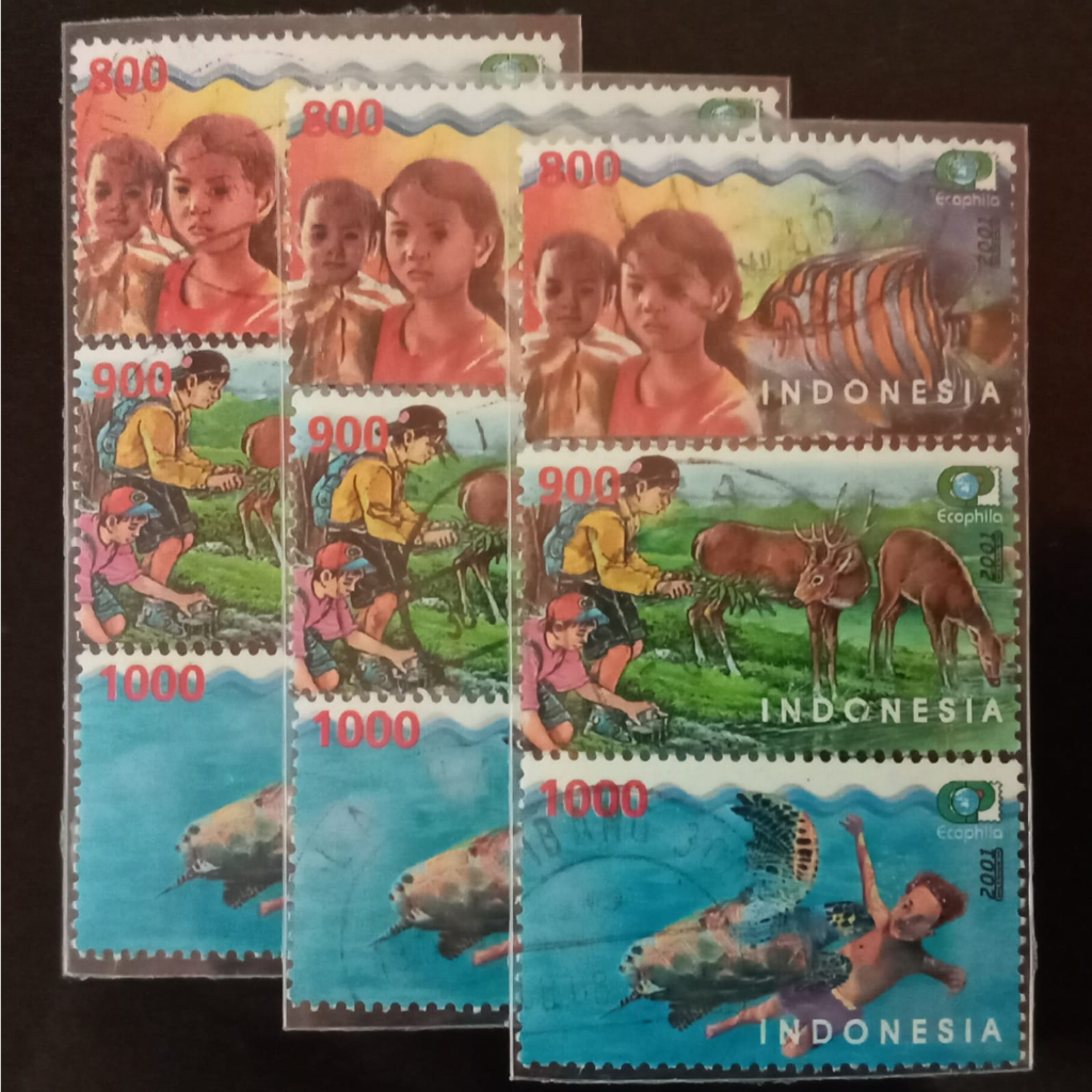 Jual Perangko Indonesia Ecophila Tahun 2001 | Shopee Indonesia