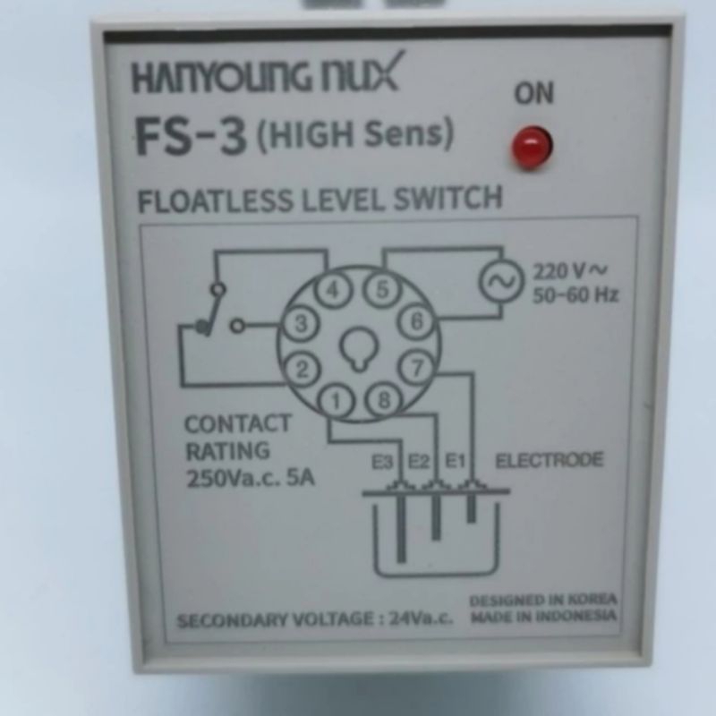 Jual HANYOUNG Floatless Level Switch FS-3 AC 220V | Shopee Indonesia
