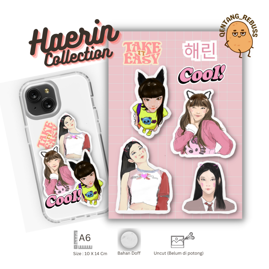 Jual STICKER SET Haerin New Jeans collection [Limited] | Shopee Indonesia