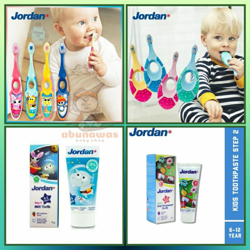 Jual Jordan Toothbrush Sikat Gigi Jordan Anak Semua Varian / Step 1 ...