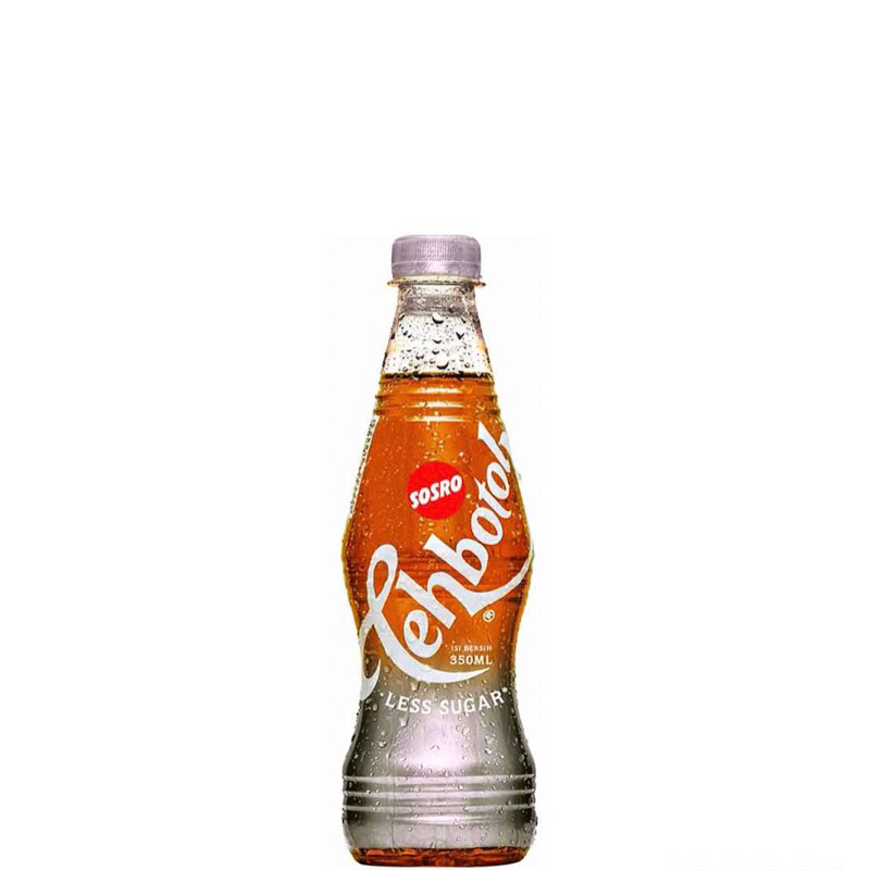 Jual Sosro teh botol 350ml less sugar original tawar | Shopee Indonesia