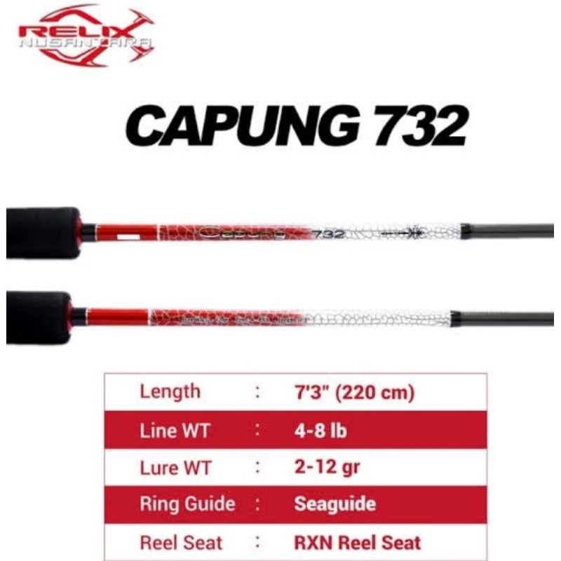 Jual Joran UL Relix Nusantara Capung 732 BC dan SP | Shopee Indonesia