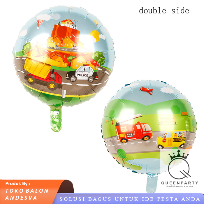 Jual Balon Foil mobil kendaraan proyek JUMBO / balon mobil konstruksi ...