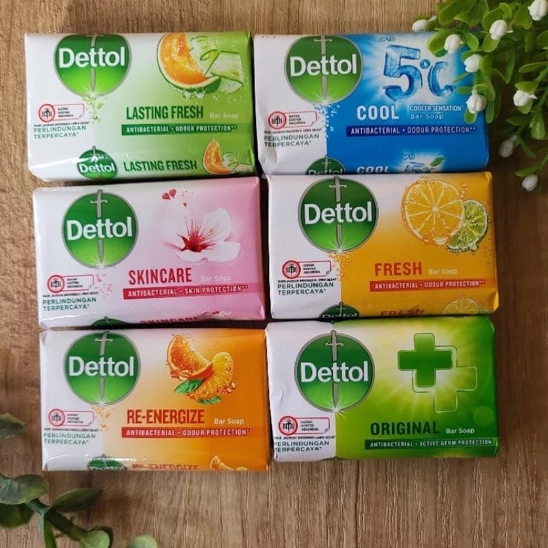 Jual DETTOL SABUN BATANG 60GR/SABUN MANDI BATANG DETTOL ISI 3 PCS ...