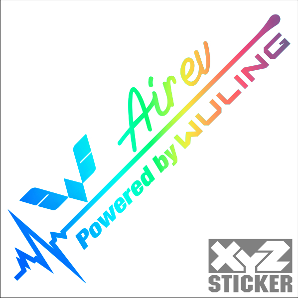 Jual Sticker EKG Logo Mobil Wuling. Sticker Kaca Mobil Wuling Airev ...