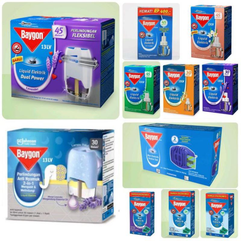 Jual Baygon Liquid Elektrik 33ml/45malam 2varian | Shopee Indonesia