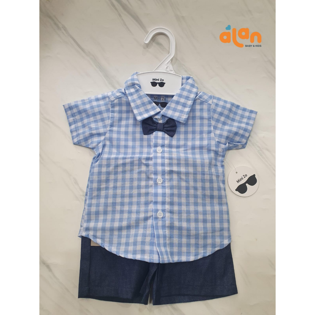 Jual Mini zo 6-12M Disler Stelan Kemeja Pdk Boys (MZ-DISLER) | Shopee ...