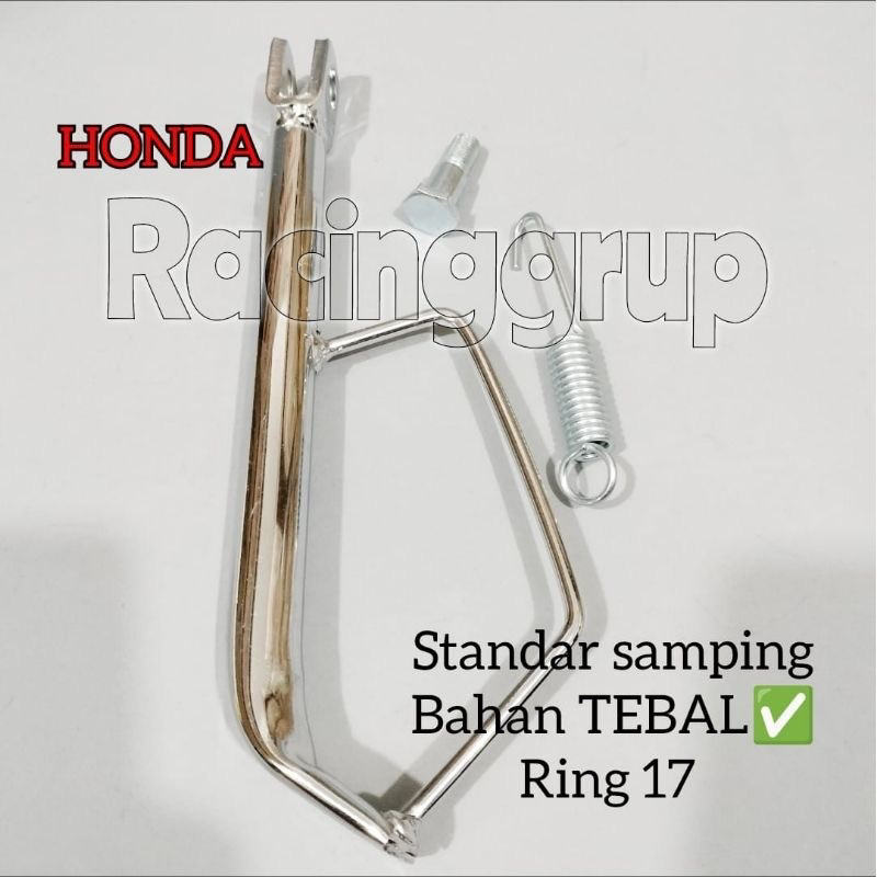 Jual ANTI PATAH) standard standar chrome krom samping ring 17 honda ...