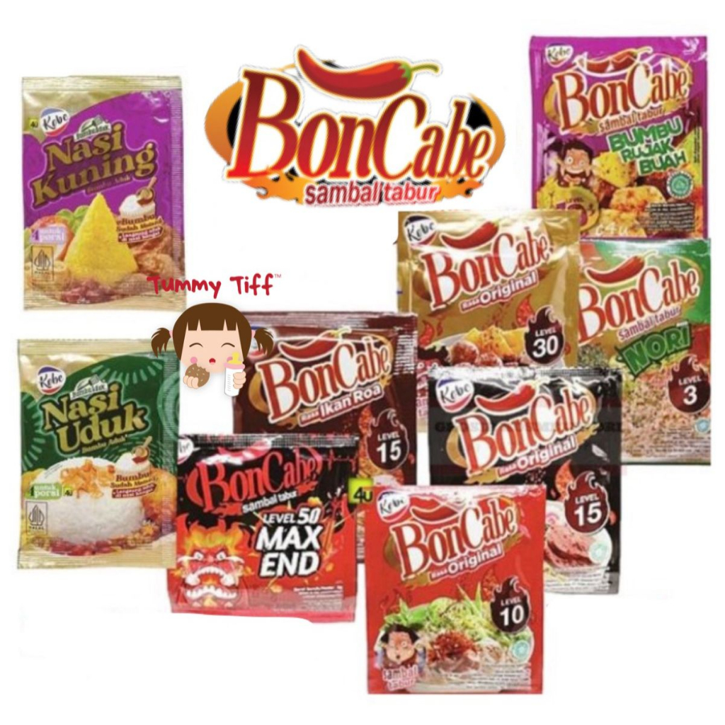 Jual Bon cabe SACHET / Boncabe sachet botol level 10 / level 15 / level ...