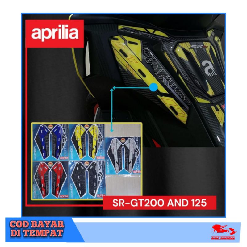 Jual Stiker APRILIA SR-GT200 Sticker Wingpad Sayap Aprilia SR-GT200 ...