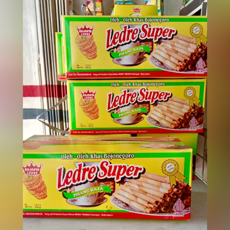 Jual LEDRE SUPER Pisang Raja Makanan Ringan Khas Bojonegoro 200 gr ...