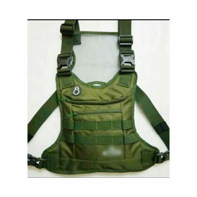 Jual chest bag tas dada tactical sporty casual tas rompi serbaguna ...