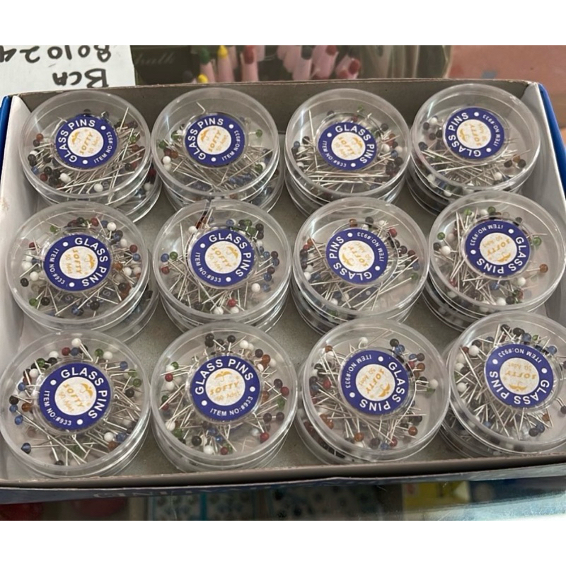 Jual Jarum Pentul Softy/ Softy Glass Pin (jarum pentul pendek) | Shopee ...