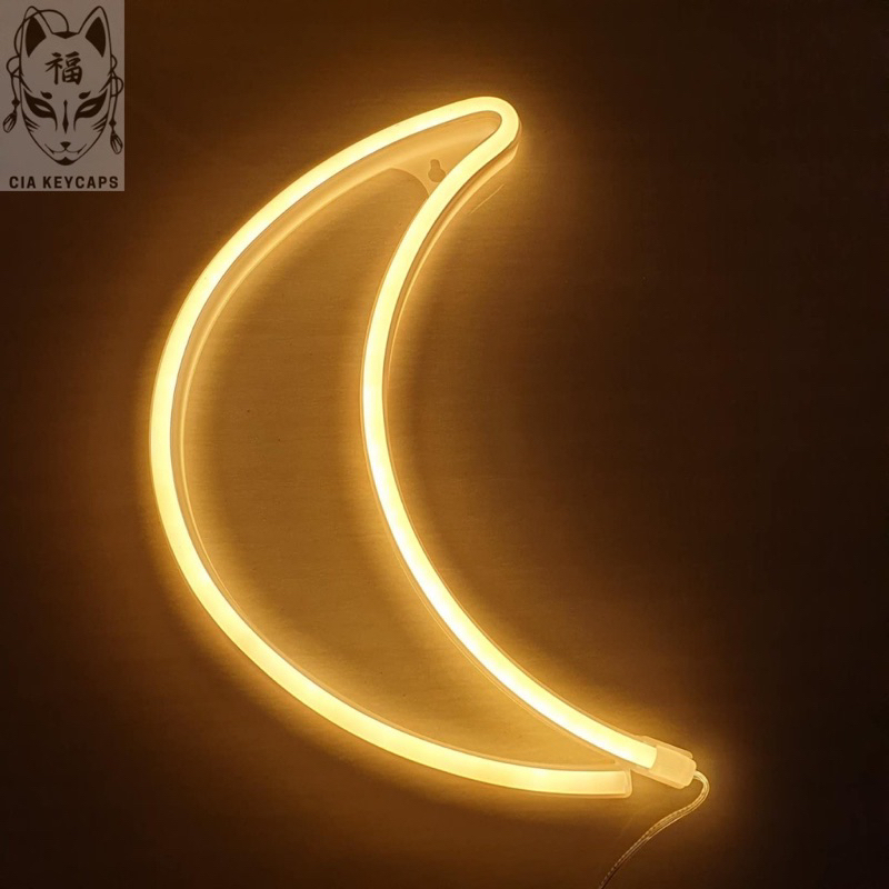 Jual Lampu Neon Sign / Neon Flex Logo Bulan | Shopee Indonesia