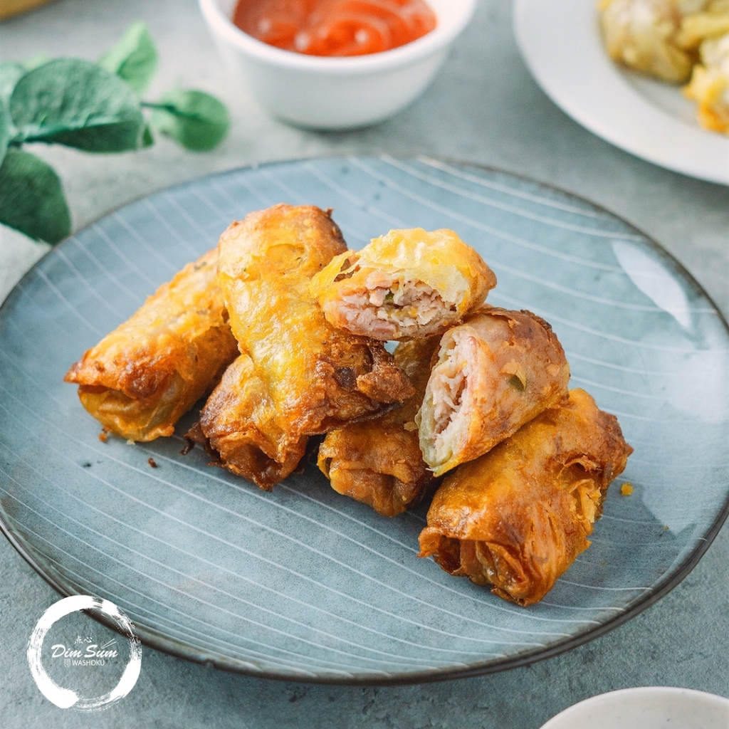 Jual SPRING ROLL LUMPIA WASHOKU DIMSUM (50 PCS) | Shopee Indonesia