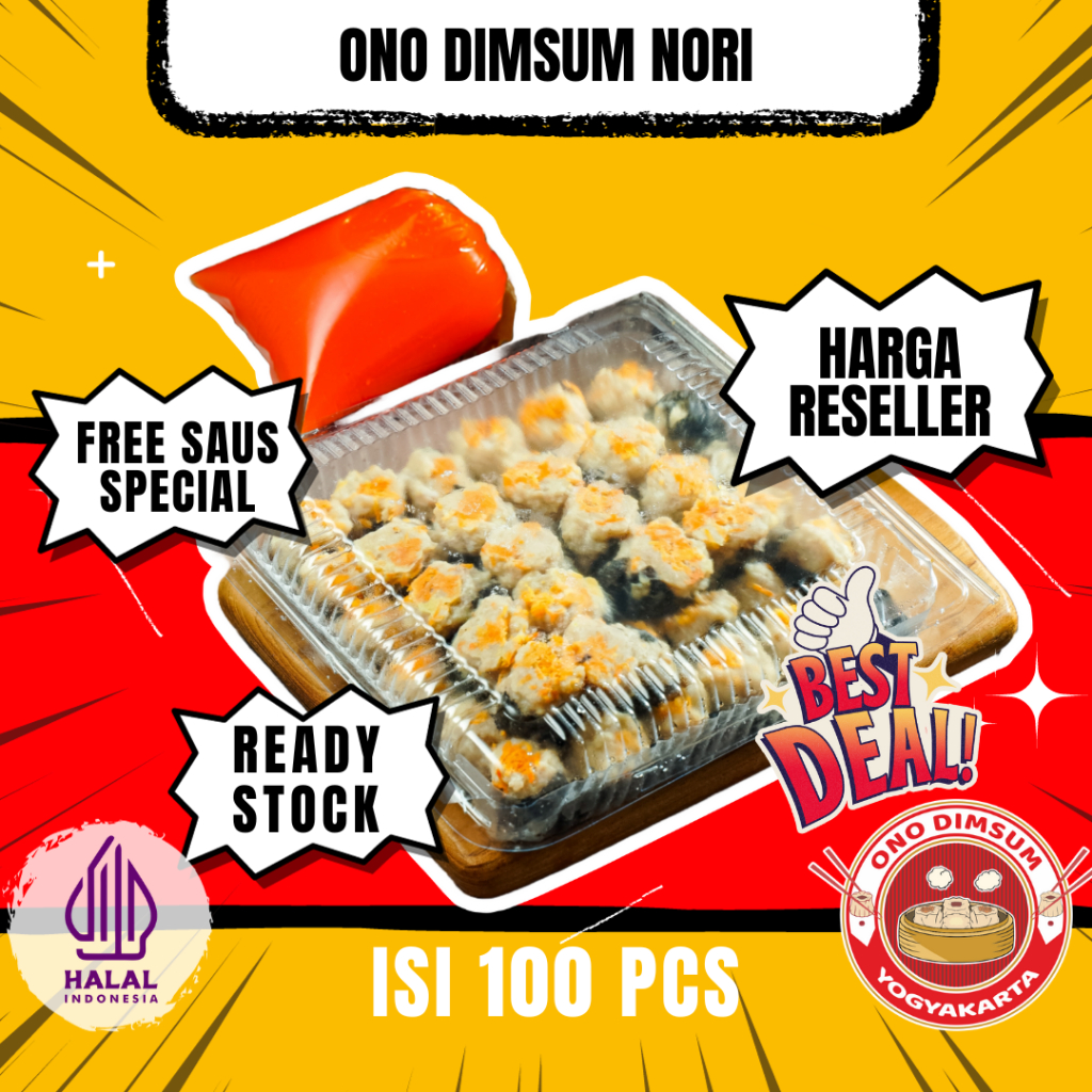 Jual DIMSUM NORI | ONO DIMSUM | DIMSUM ISI 100 | PABRIK DIMSUM TERBESAR DI YOGYA | DIMSUM HALAL ...
