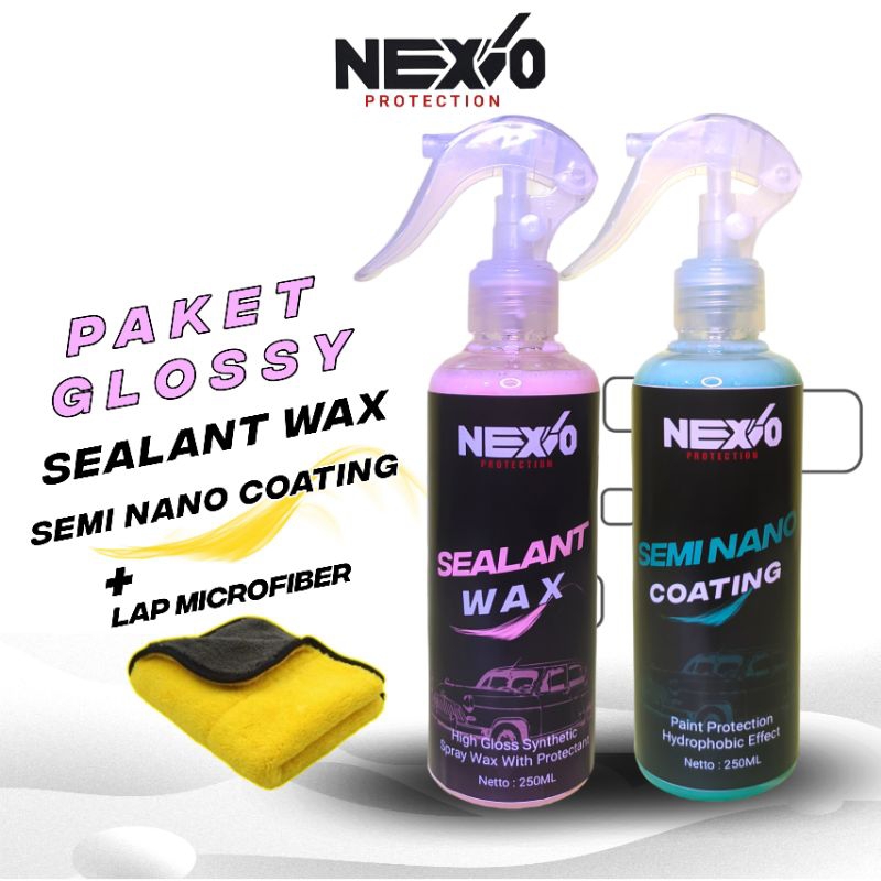 Jual SEALANT WAX DAN NANO COATING - Nexxo Protection - Paket Glossy Pengkilap Mobil Permanen ...