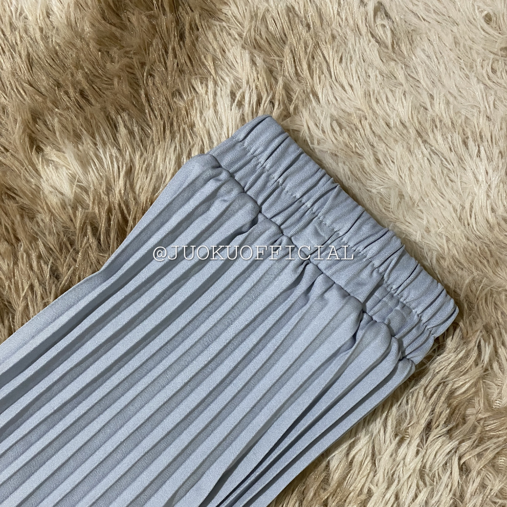Jual Celana Kulot Plisket Midi / Celana Plisket Tanggung / Celana 7/8 ...