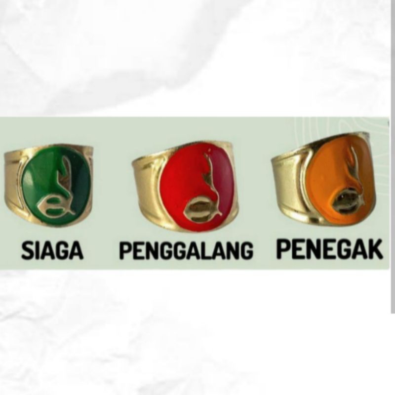 Jual Ring Kolong Kacu Hasduk Pramuka Bahan Seng Siaga Penggalang Penegak | Shopee Indonesia