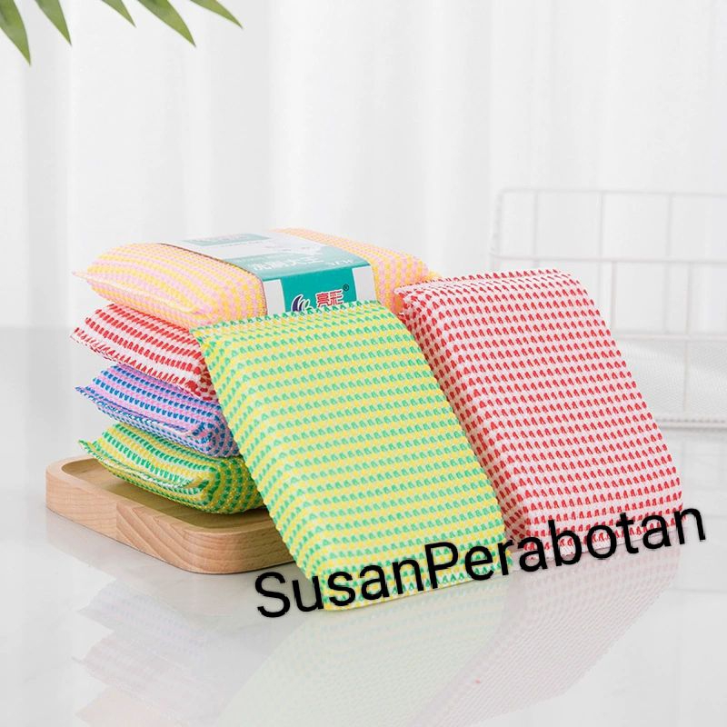 Jual Spons Cuci Piring Uk Besar 12x8.5 cm/Spon/Spon Warna/Busa ...