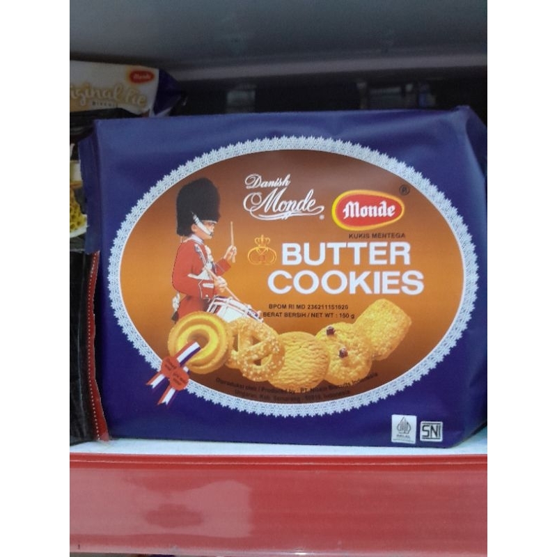 Jual monde butter cookies 150gram pack | Shopee Indonesia