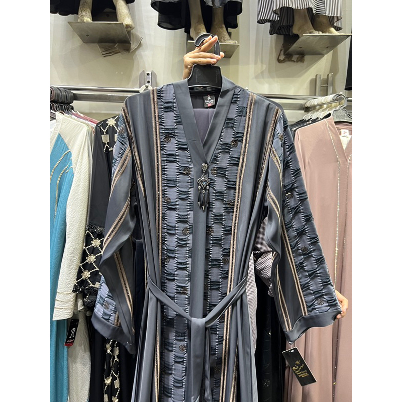 Jual ABAYA HITAM MOTIF KOTAK // ABAYA IMPORT MESIR ORIGINAL | Shopee ...
