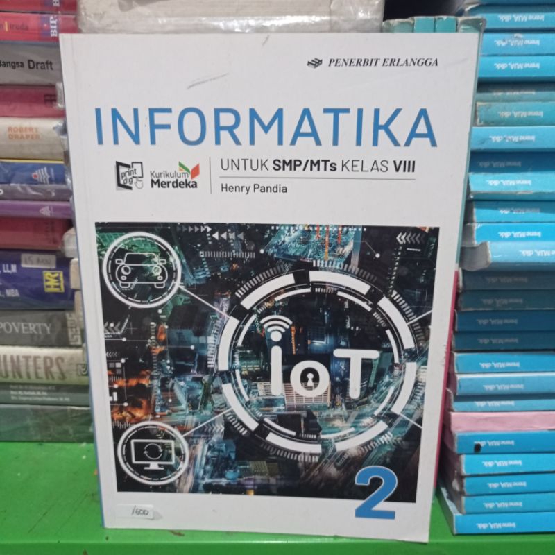 Jual buku bekas kurikulum merdeka INFORMATIKA UNTUK SMP / MTS KELAS VIII ERLANGGA | Shopee Indonesia