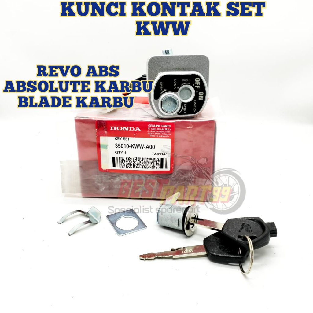 Jual Kunci Kontak Set Honda Revo ABS Absolute Blade revo fit revo 110 ...