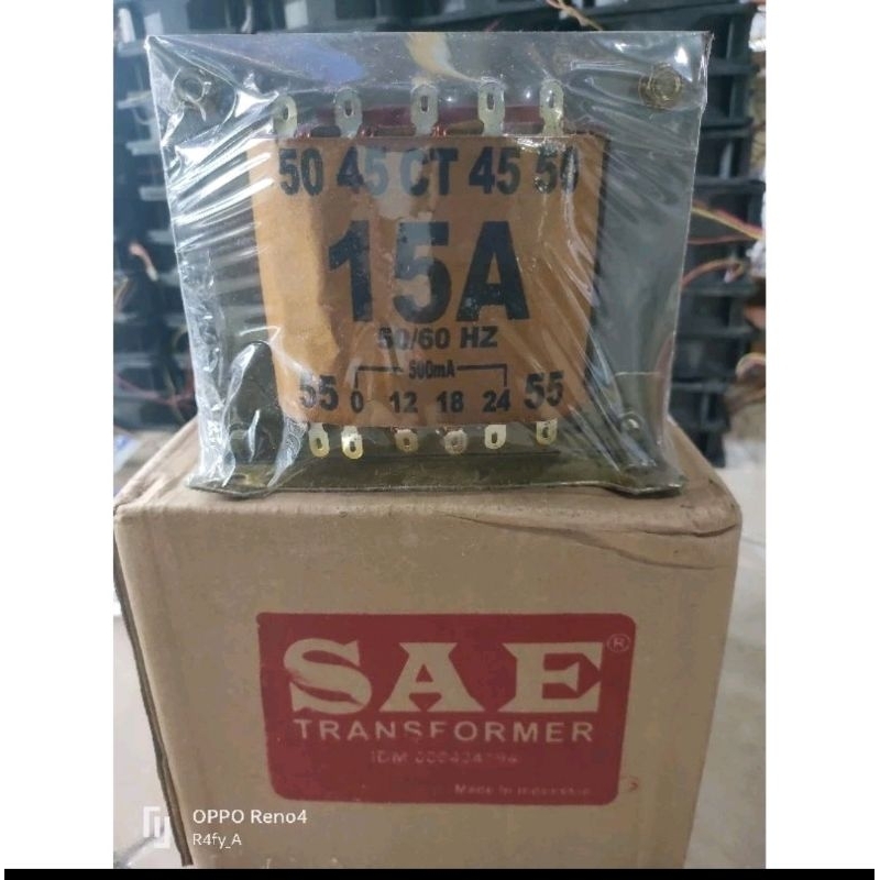 Jual Trafo SAE 15A CT 55 Murni Travo SAE ( Extra ada 3 ) | Shopee Indonesia