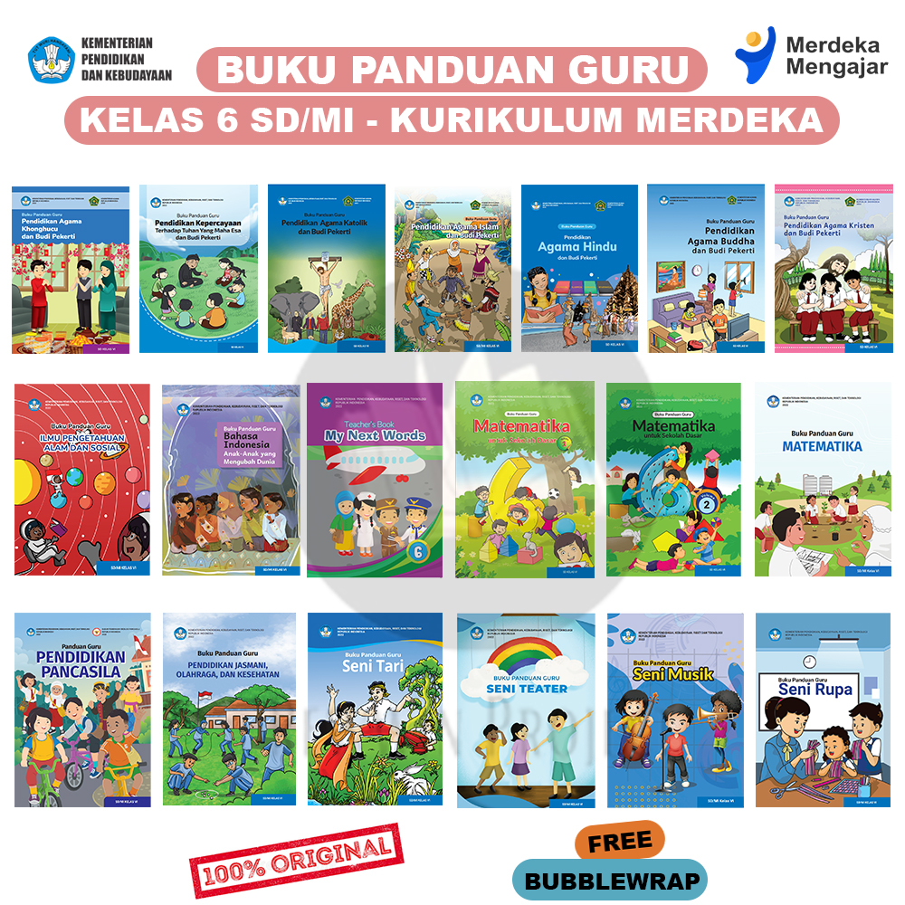 Jual Buku Panduan Guru Kelas 6 (VI) SD/ MI - Kurikulum Merdeka | Shopee ...