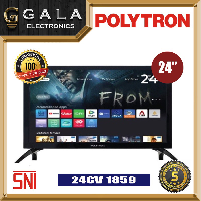 Jual LED Smart TV Polytron PLD 24CV1869 24 INCH | Shopee Indonesia