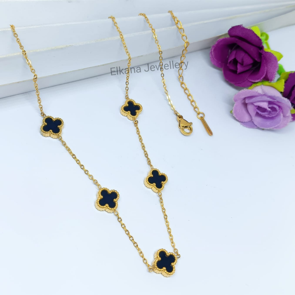 Jual KALUNG TITANIUM BUNGA MINIMALIS BOLAK BALIK DESAIN GERIGI ANTI ...