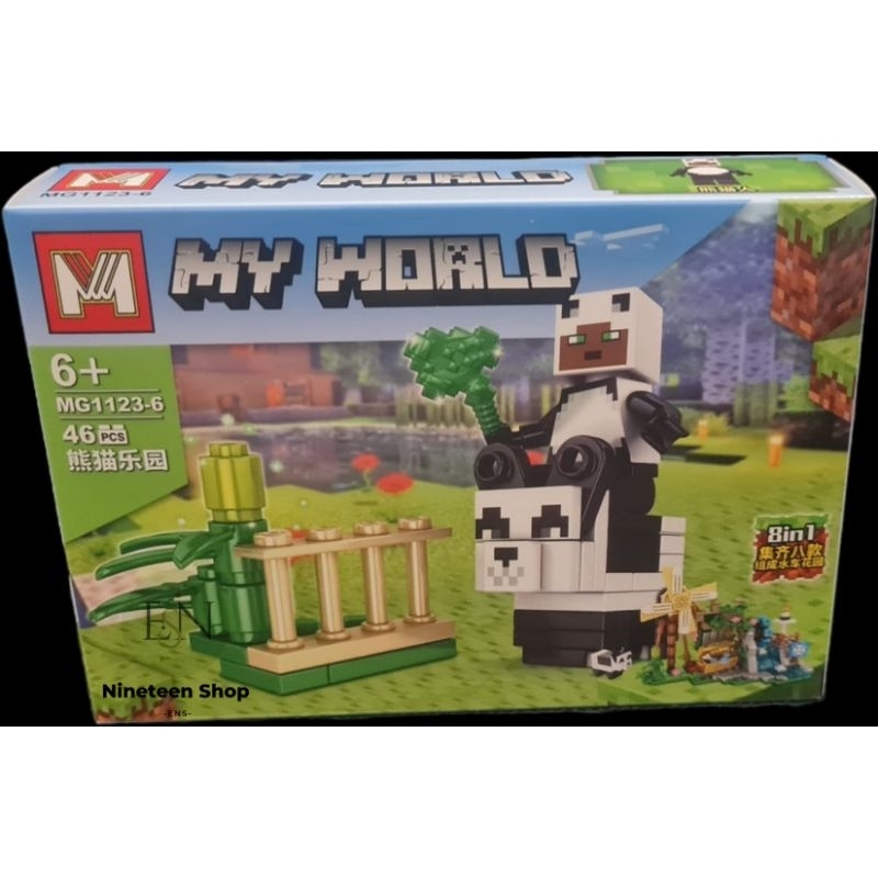 Jual MAINAN ANAK BRICK / LEGOOO MINECRAFT MY WORLD MINIFIGURE BLOCK ...