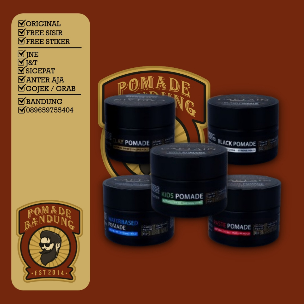 Jual CAPTAIN POMADE WATERBASED | CLAY | BLACK | PASTE | KIDS | Shopee ...
