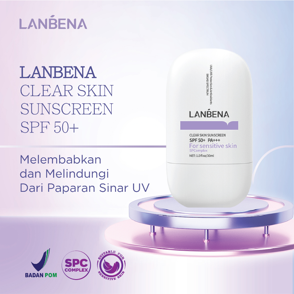Jual LANBENA Niacinamide/Clear Sunscreen - Tabir Surya Pelindung Kulit ...
