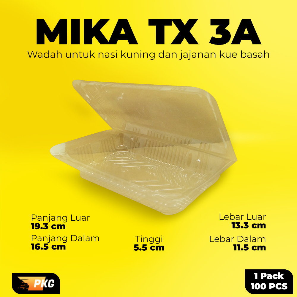 Jual Mika 3A / Mika Kue / Mika Plastik 3A / Tray Mika 3A | Shopee Indonesia