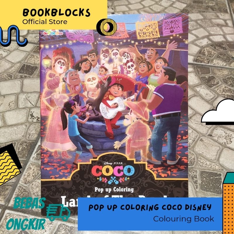 Jual COLORING BOOK ACTIVITY - DISNEY COCO COLORING | Shopee Indonesia
