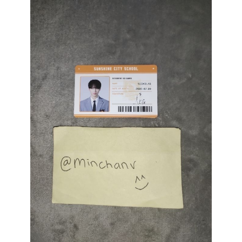 Jual OFFICIAL ID CARD SOLO JACKET NICHOLAS &TEAM ANDTEAM ERA FIRST ...