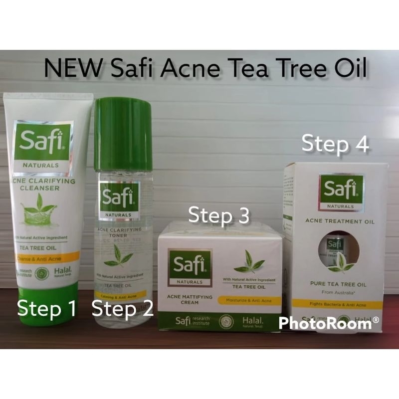 Jual Rangkaian Safi Acne Naturals Tea Tree oil | Shopee Indonesia