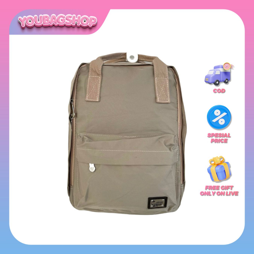 Jual YOUBAGSHOP Tas Ransel Polos Simple Edition 2022-124//2022-125 ...