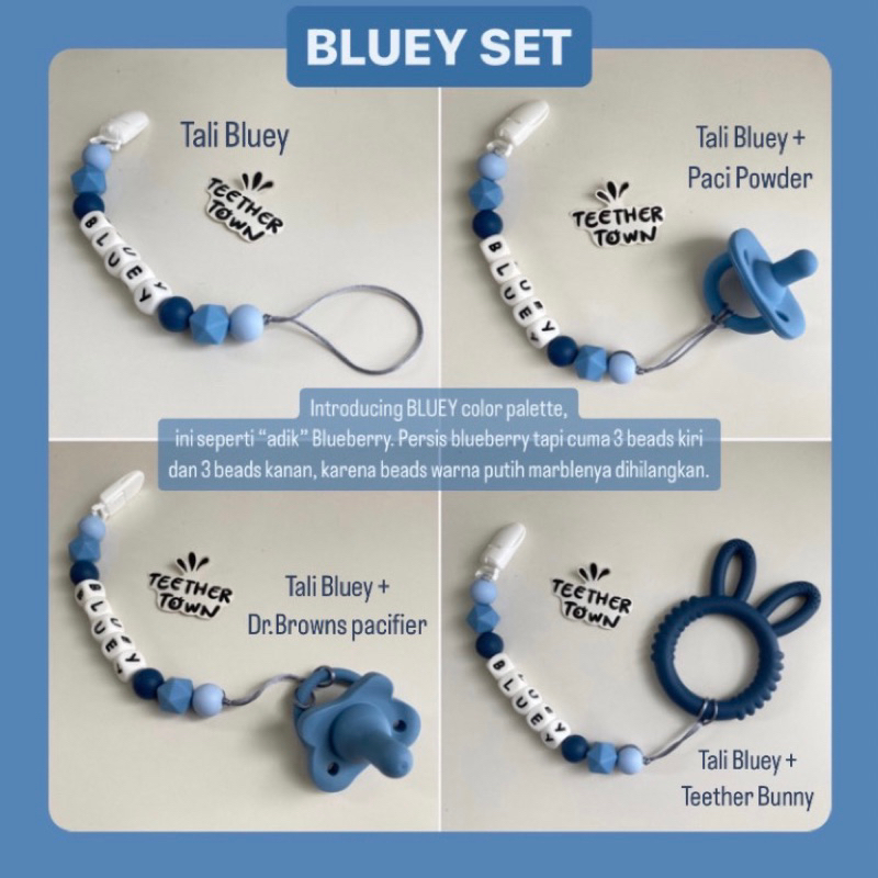 Jual BLUEY - Set Blueberry with 3 beads | Shopee Indonesia
