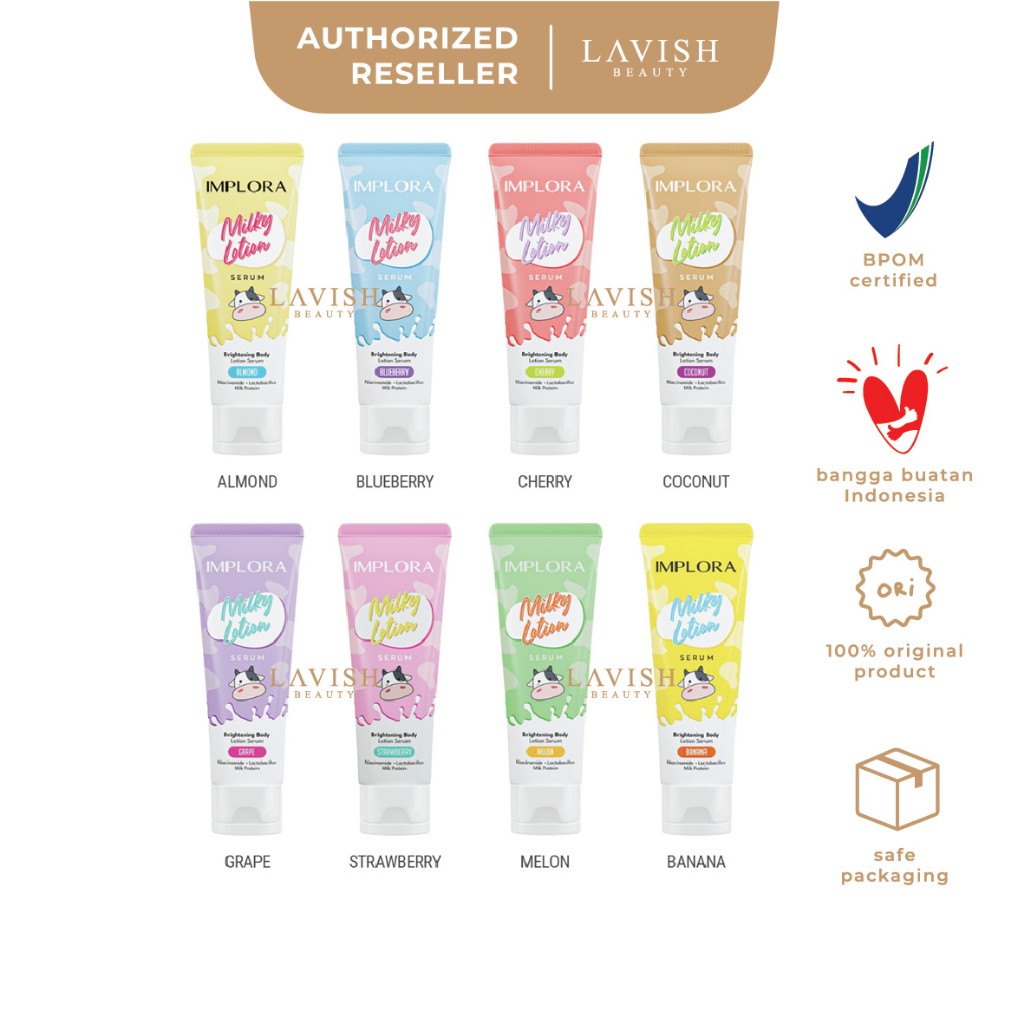 Jual IMPLORA Milky Lotion Body Serum - Rejuvenate (50gr) | Shopee Indonesia