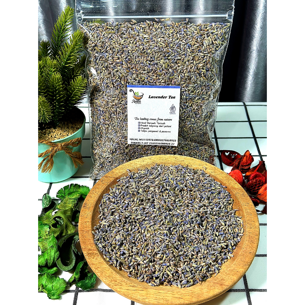 Jual Dried Lavender Tea 100 Gram - Teh Lavender Kering Rempah Bu Risma ...