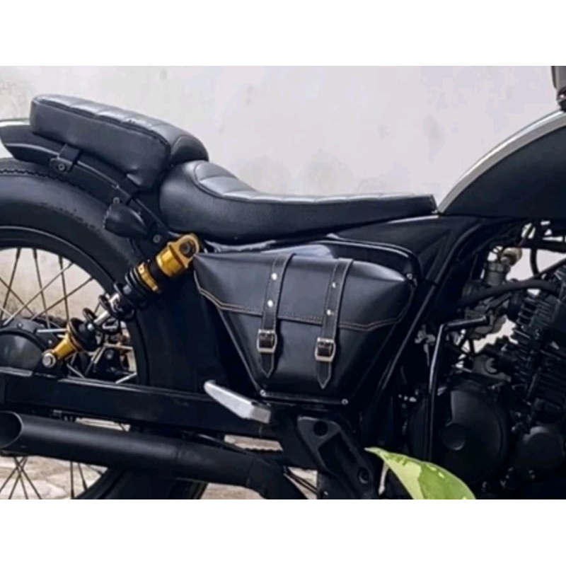 Jual Tas samping motor Custom Japstyle Cafe Racer.Tas motor Japstyle ...