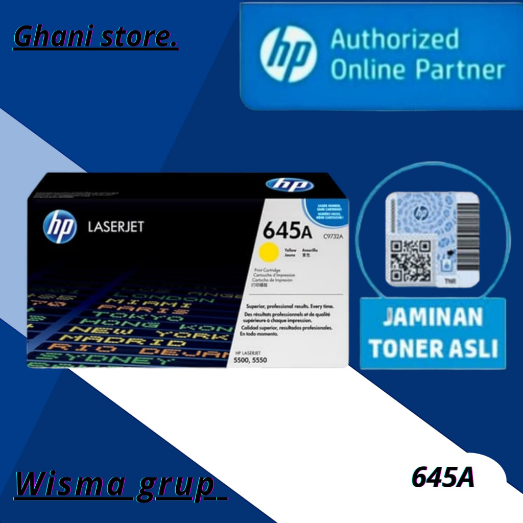 Jual Toner hp laserjet 645A yellow ( C9732A ) | Shopee Indonesia