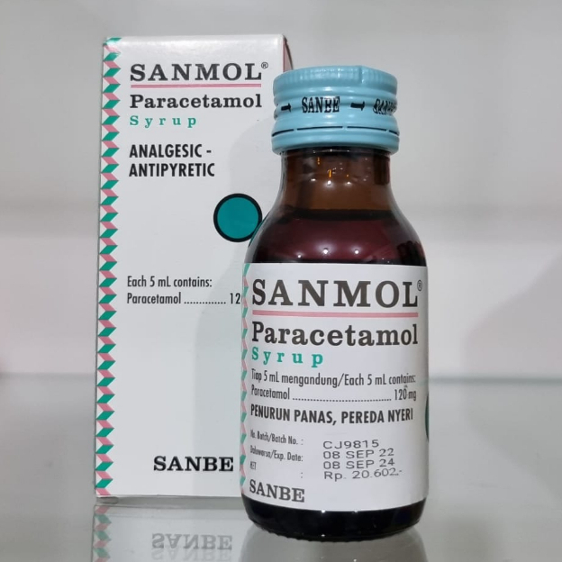 Jual Sanmol Paracetamol Syrup 60 ml | Shopee Indonesia