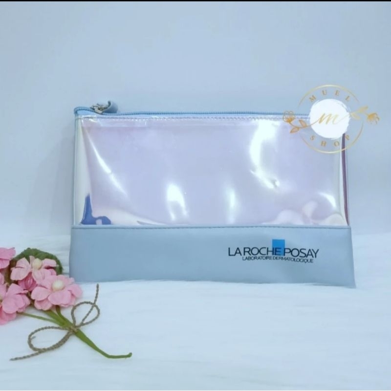 Jual La Roche Posay Pouch Hologram Blue | Shopee Indonesia