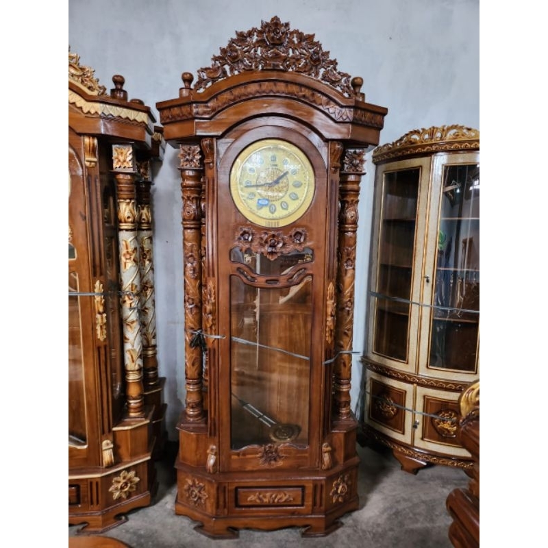 Jual Jam jumbo jati jepara | Shopee Indonesia