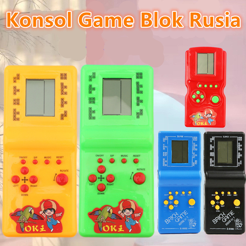 Jual Konsol permainan Tetris Mainan Anak Mainan Jadul Gameboy Tetris ...
